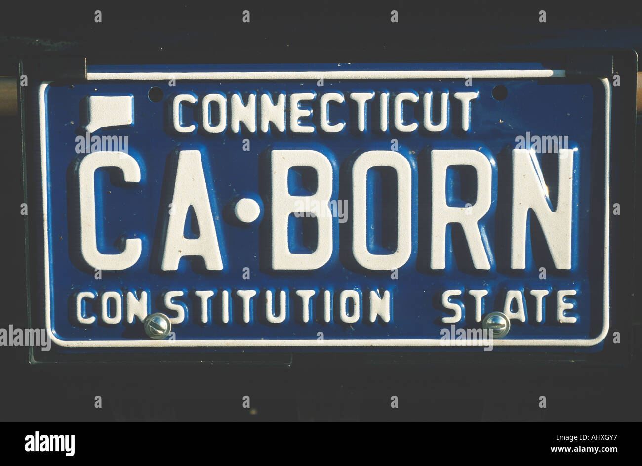 Connecticut license plate hi-res stock photography and images - Alamy