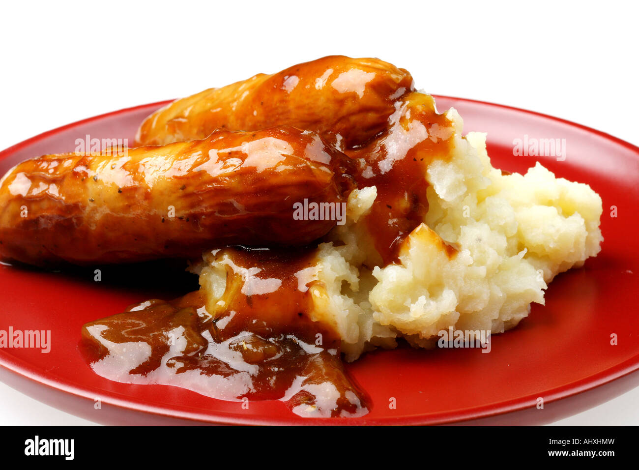 Sausage And Mash Stock Photo - Alamy