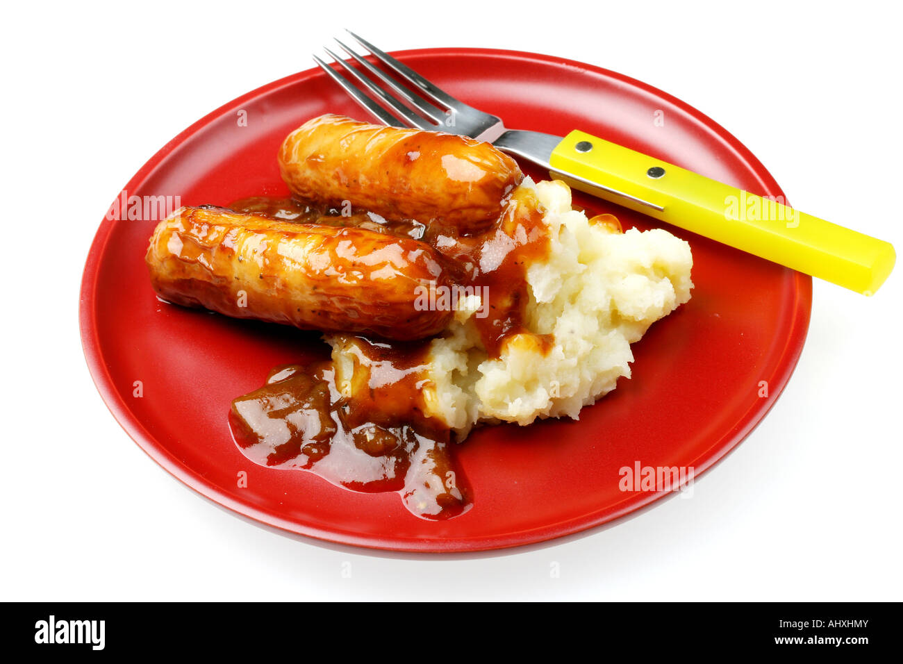 Sausage And Mash Stock Photo - Alamy