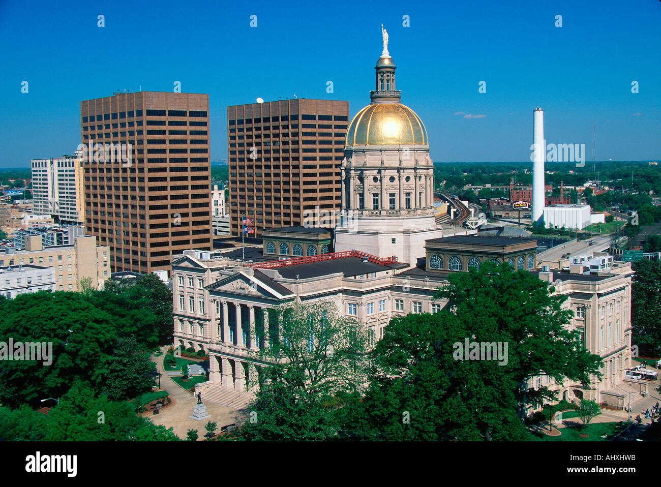 State Capitol of Georgia Atlanta Stock Photo - Alamy