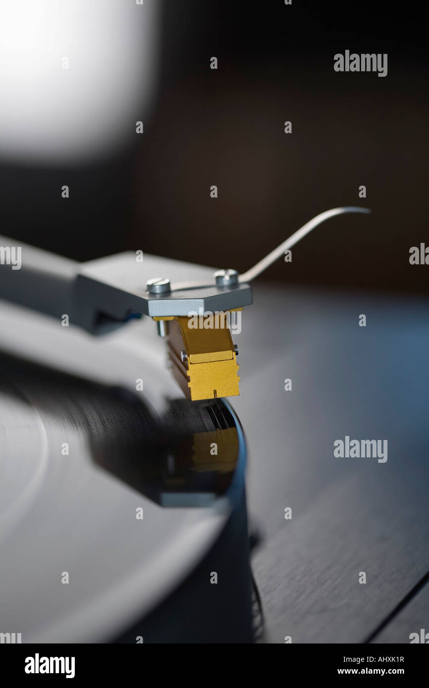 Record on turntable close up, record player, vinyl Stock Photo - Alamy