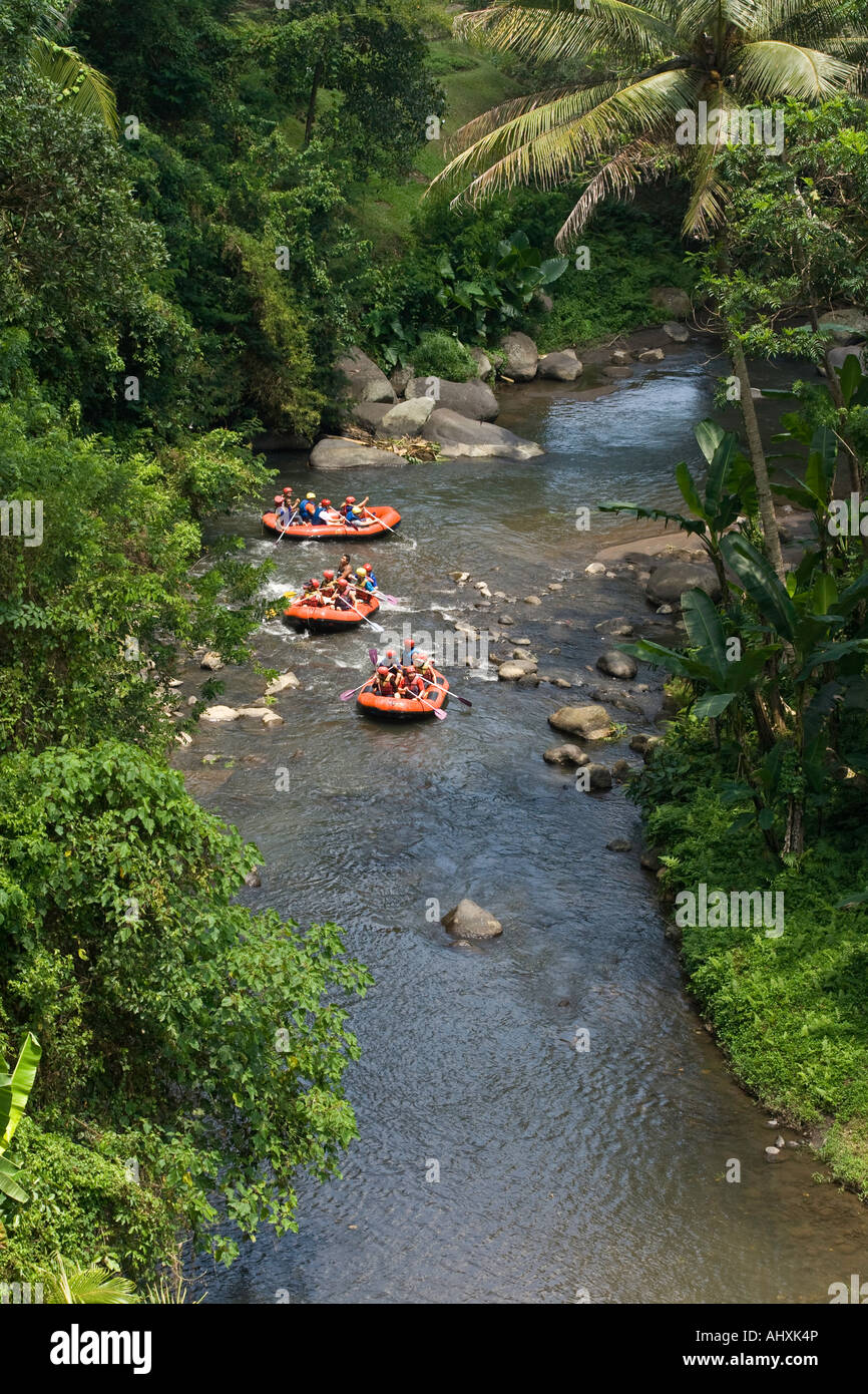 Rafting Ayung River Gorge Ubud Bali Indonesia Stock Photo - Alamy