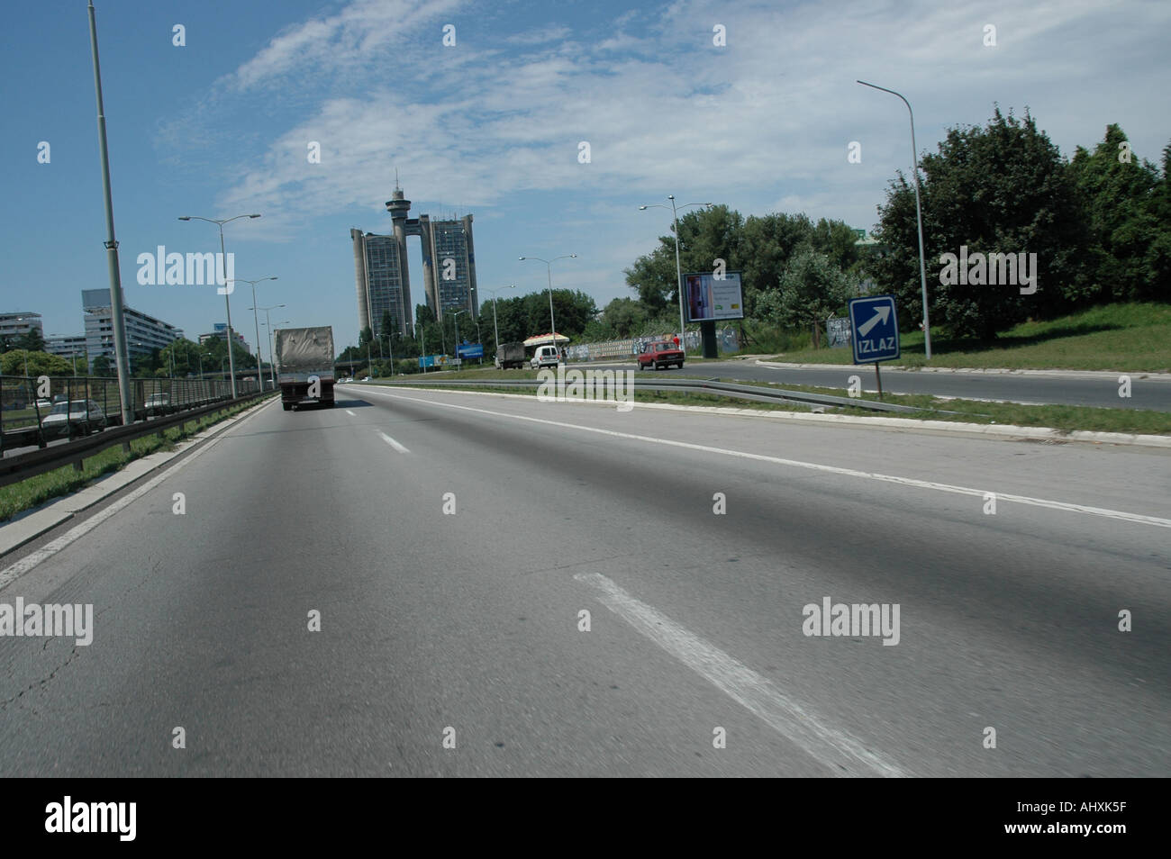 Highway through belgrade hi-res stock photography and images - Alamy