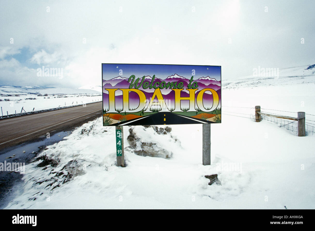 Welcome Idaho Sign High Resolution Stock Photography and Images - Alamy