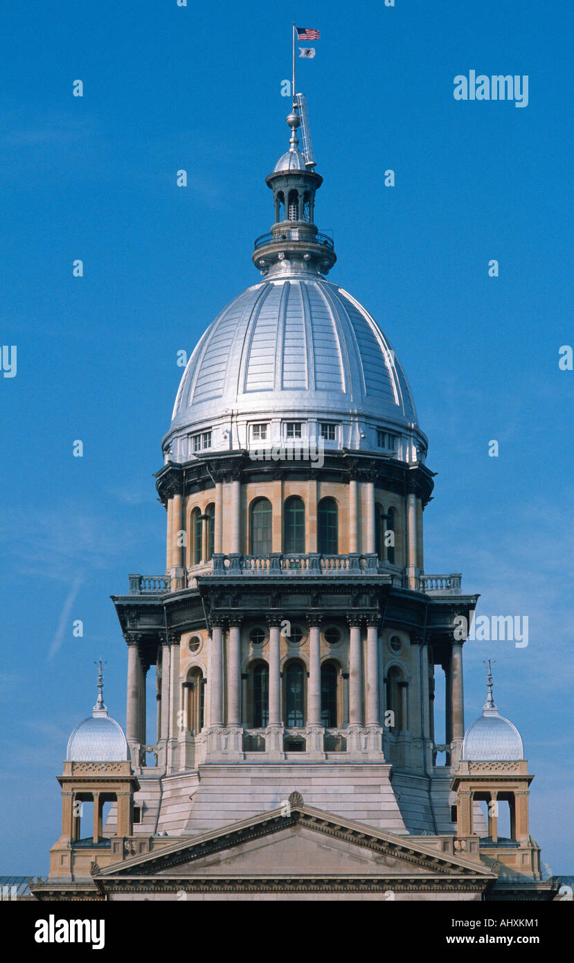 State Capitol of Illinois Springfield Stock Photo - Alamy