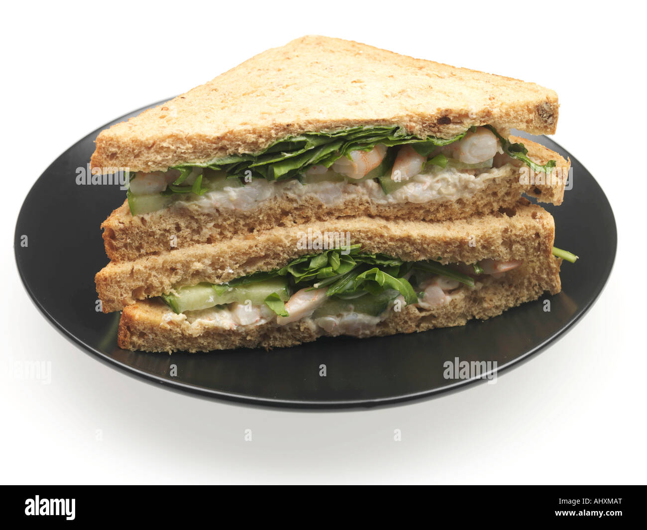 King Prawns and Rocket Sandwich Stock Photo - Alamy
