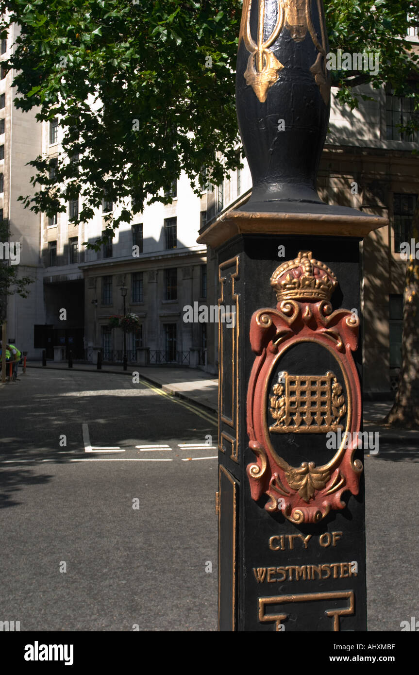 City of Westminster street sign Stock Photo - Alamy
