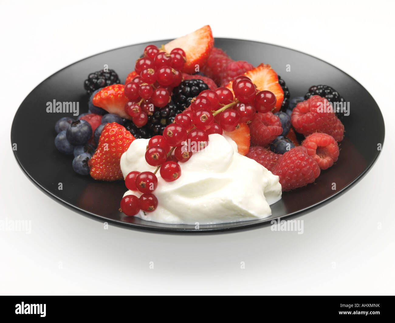 Mixed fruit fromage frais hi-res stock photography and images - Alamy