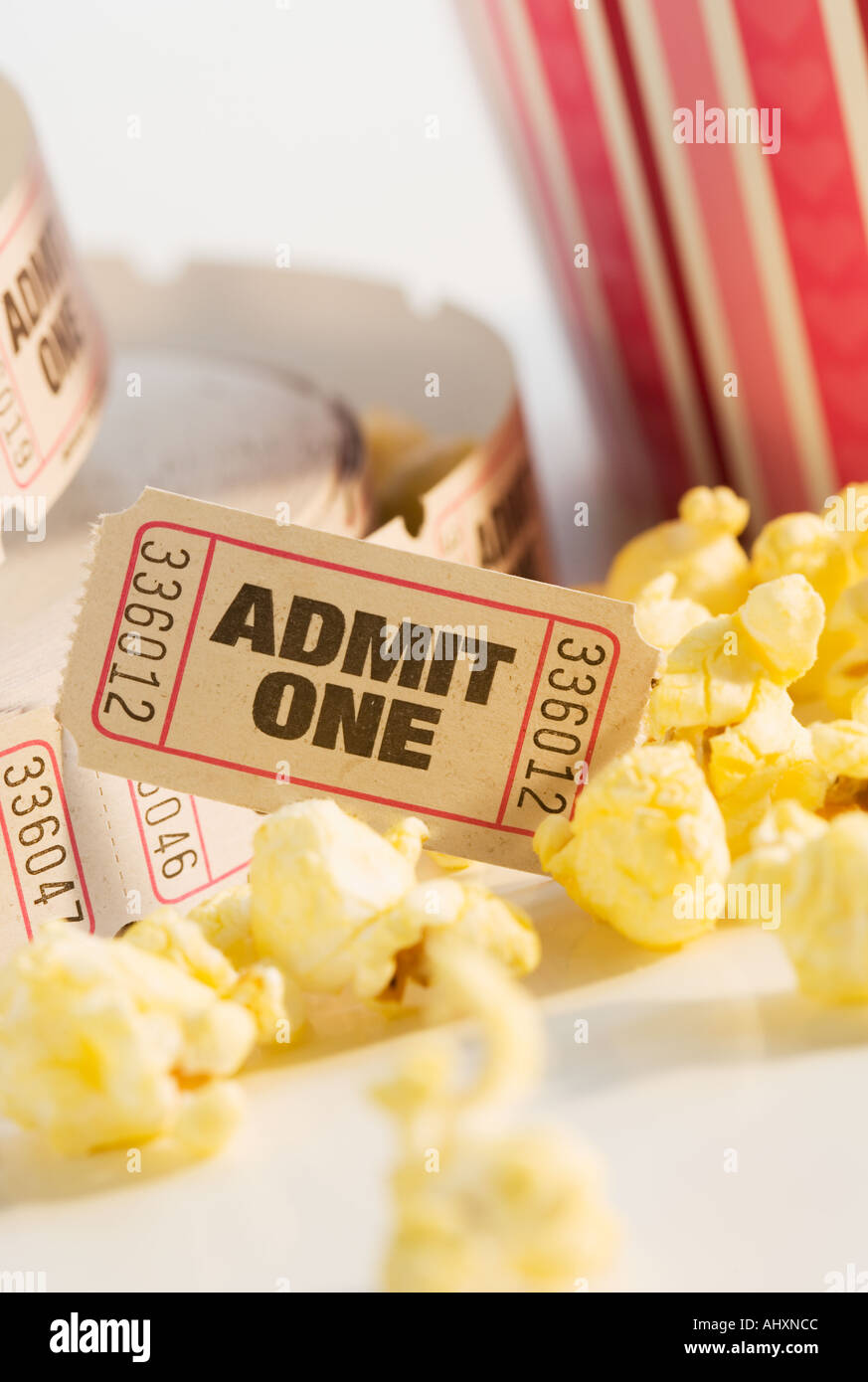 Popcorn Tickets Printable