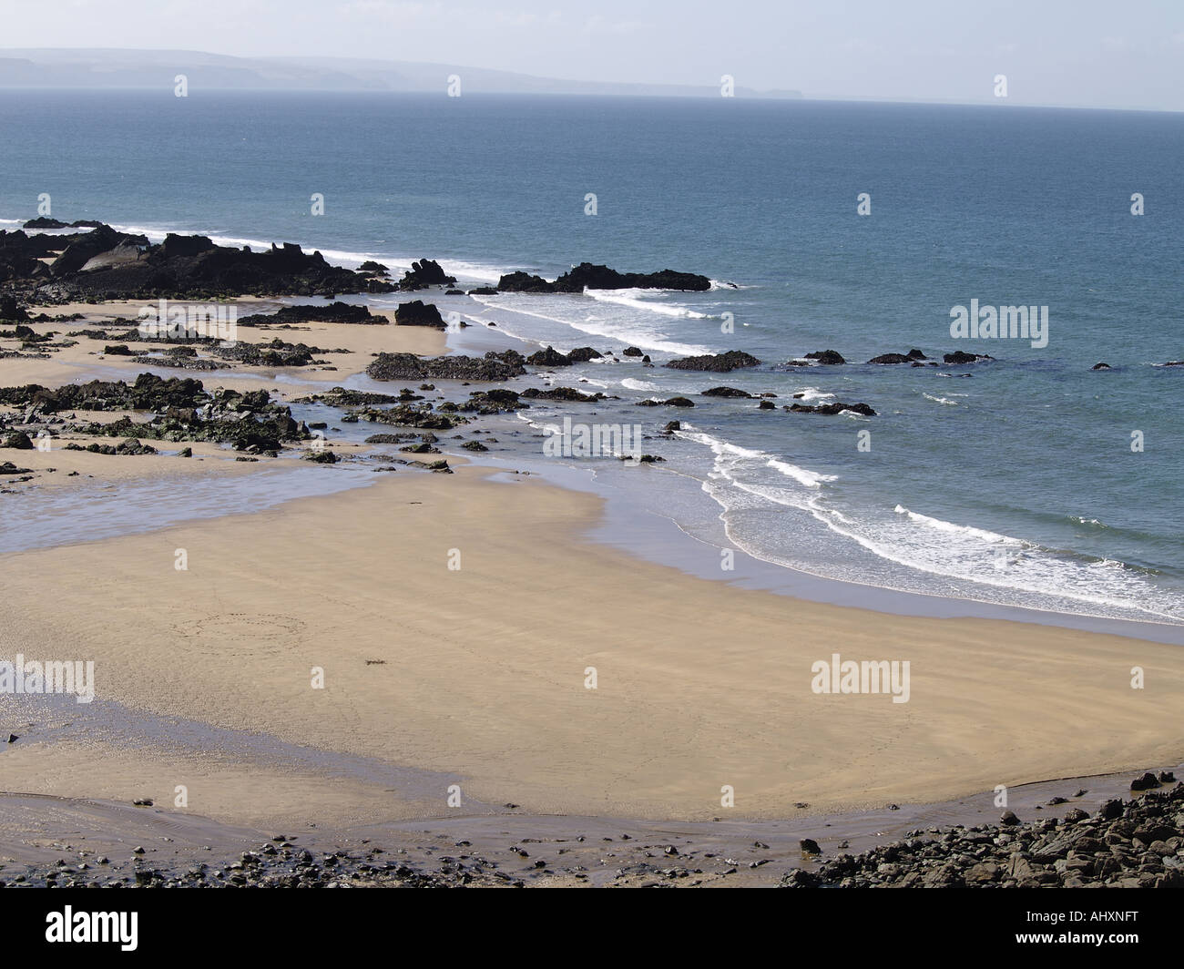 Cornwall duckpool beach hi-res stock photography and images - Alamy