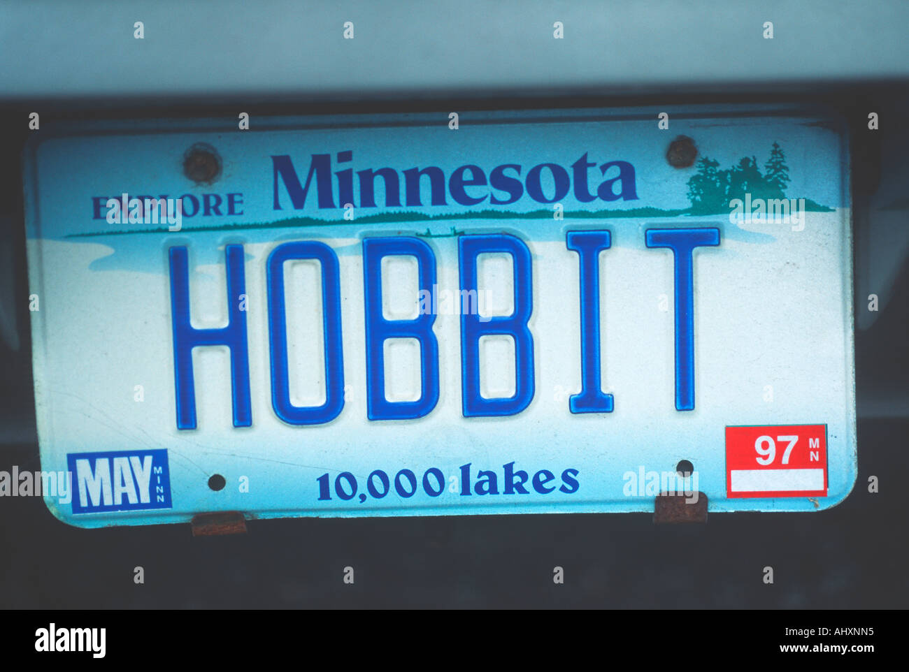 Minnesota license plate hi-res stock photography and images - Alamy