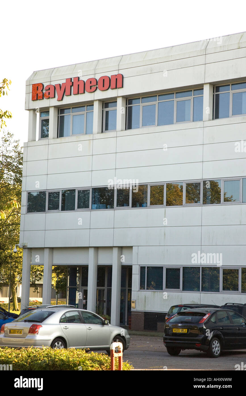 Raytheon building at Harlow, Essex, UK Stock Photo - Alamy