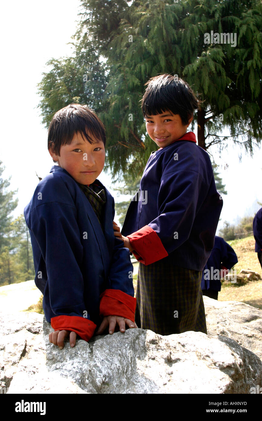 Bhutan education Haa Valley Bitekha Lower Secondary school young ...