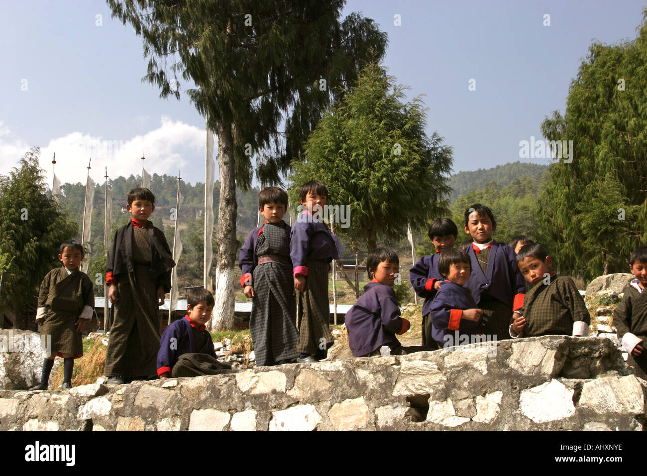 Bhutan education Haa Valley Bitekha Lower Secondary School young ...