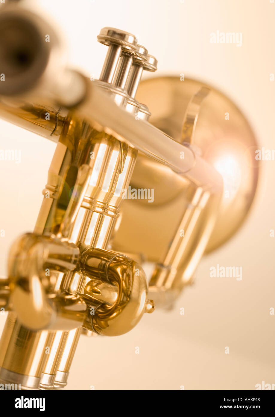 Closeup of trumpet Stock Photo - Alamy