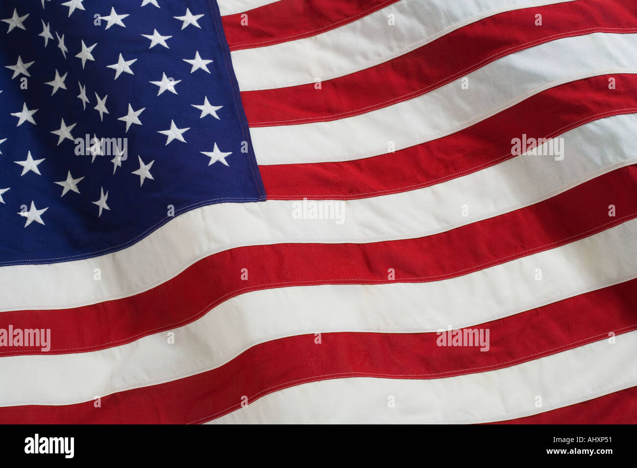 Rippling american flag hi-res stock photography and images - Alamy