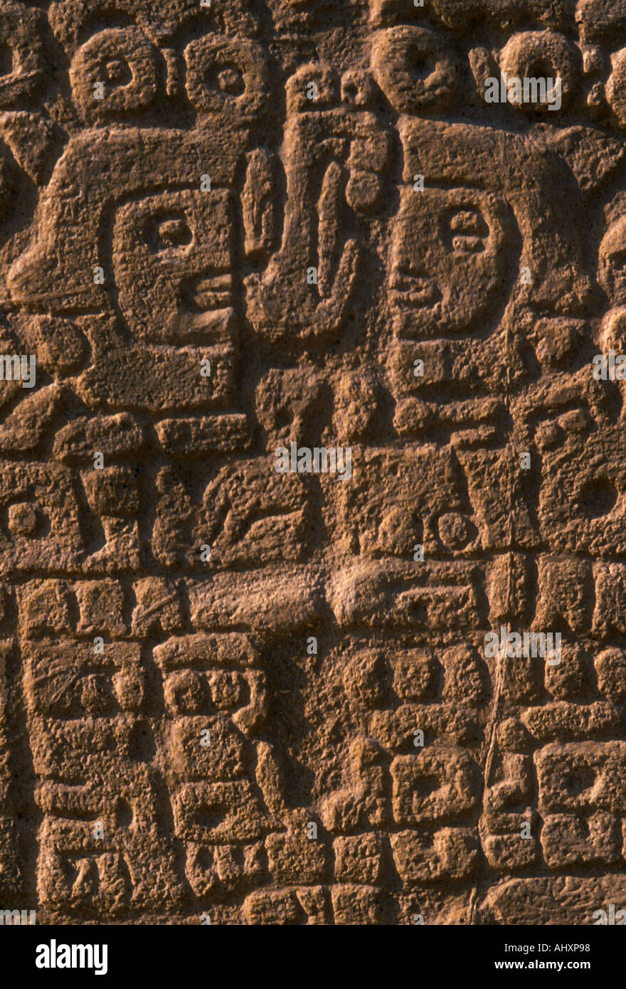Stele, Monte Alban Archaeological Zone, Oaxaca State, Mexico Stock ...