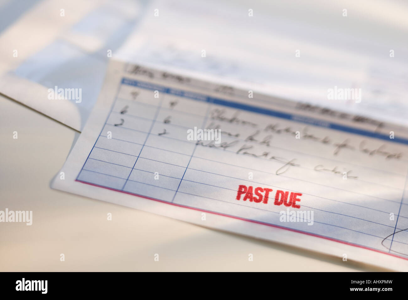 Past due hi-res stock photography and images - Alamy