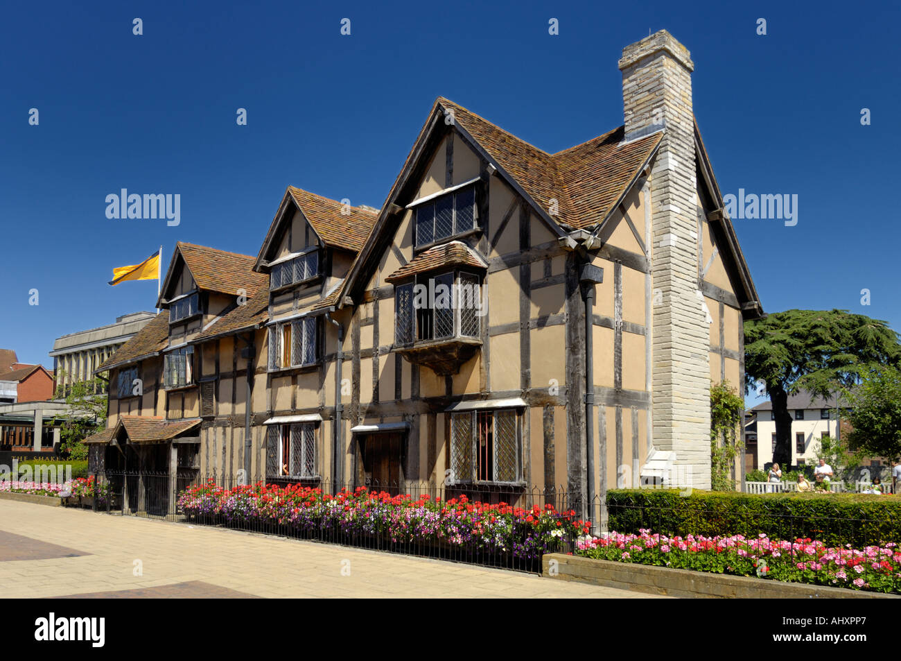 England 16th century half timbered house architecture tudor william ...