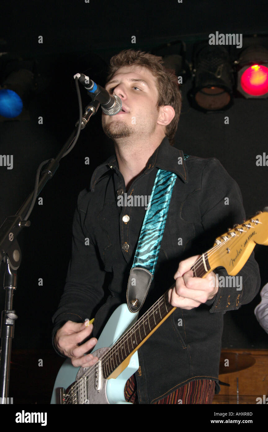 Rock band playing in a club Stock Photo - Alamy