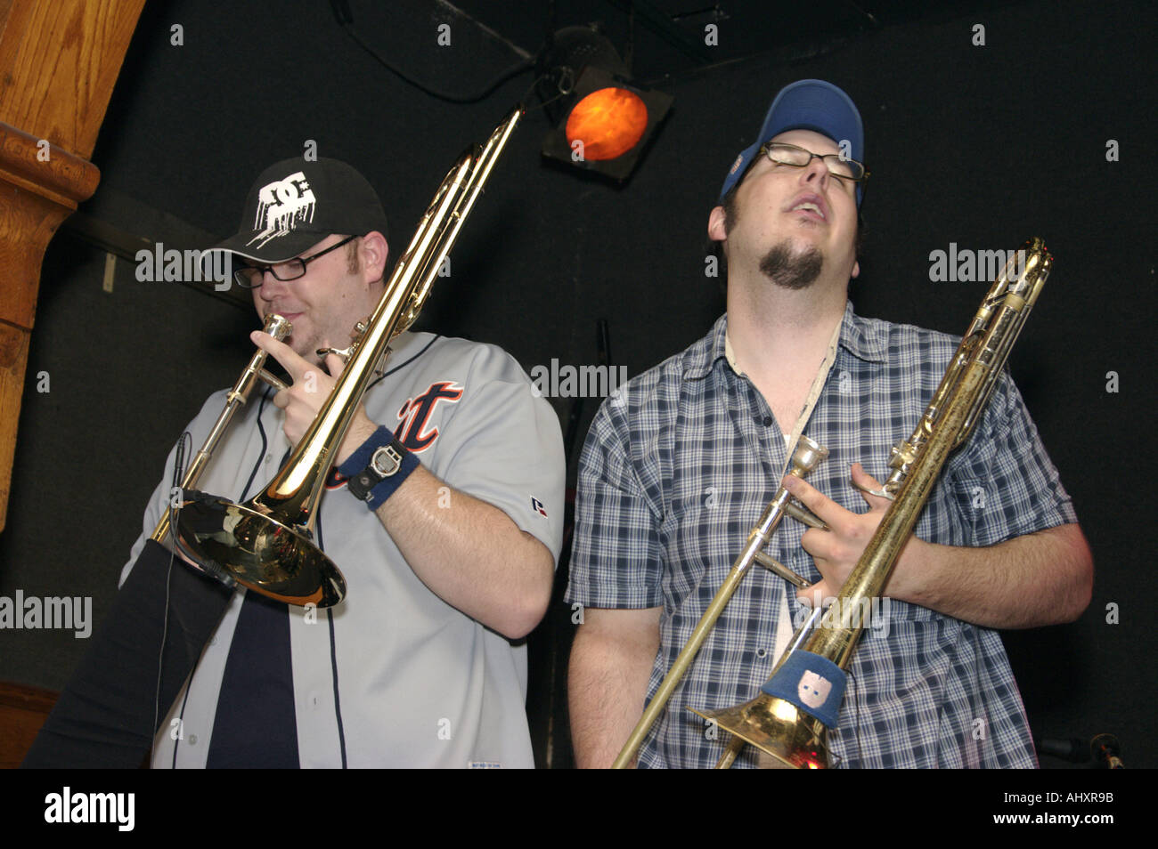Rock band playing in a club Stock Photo - Alamy