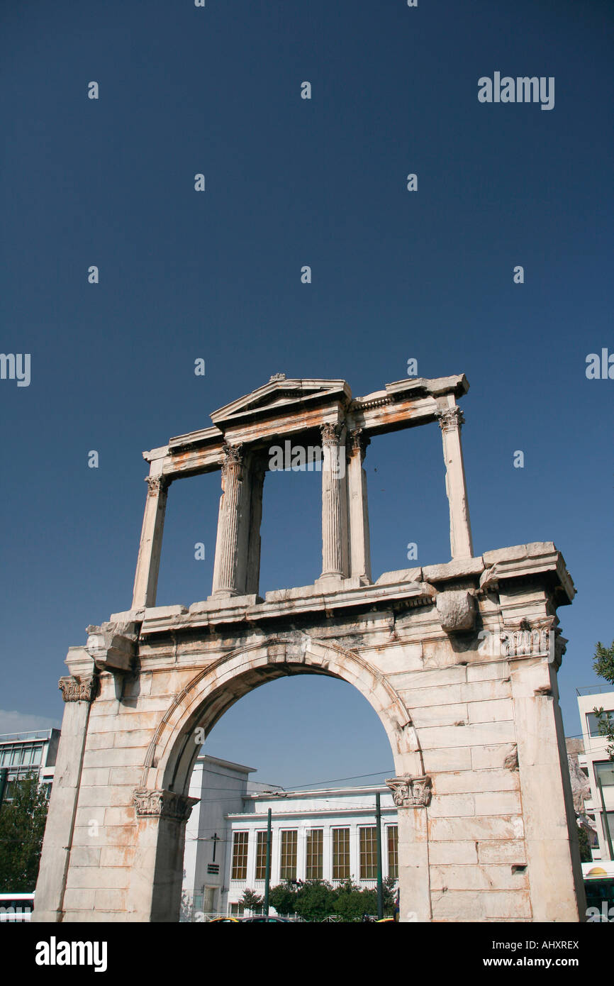 Hadrian s Arch in Athens greece Stock Photo - Alamy