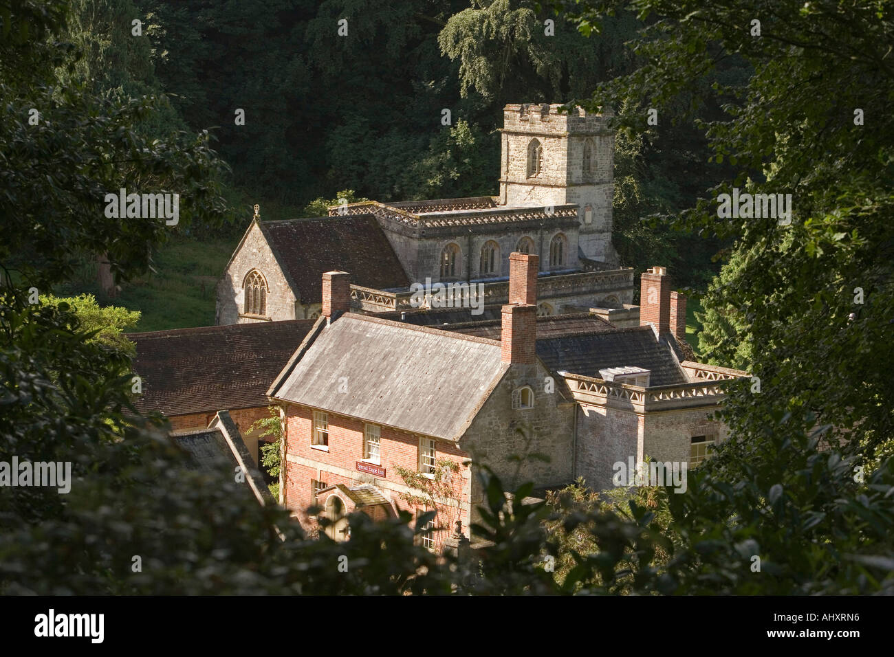 Stourton village country house hi-res stock photography and images - Alamy