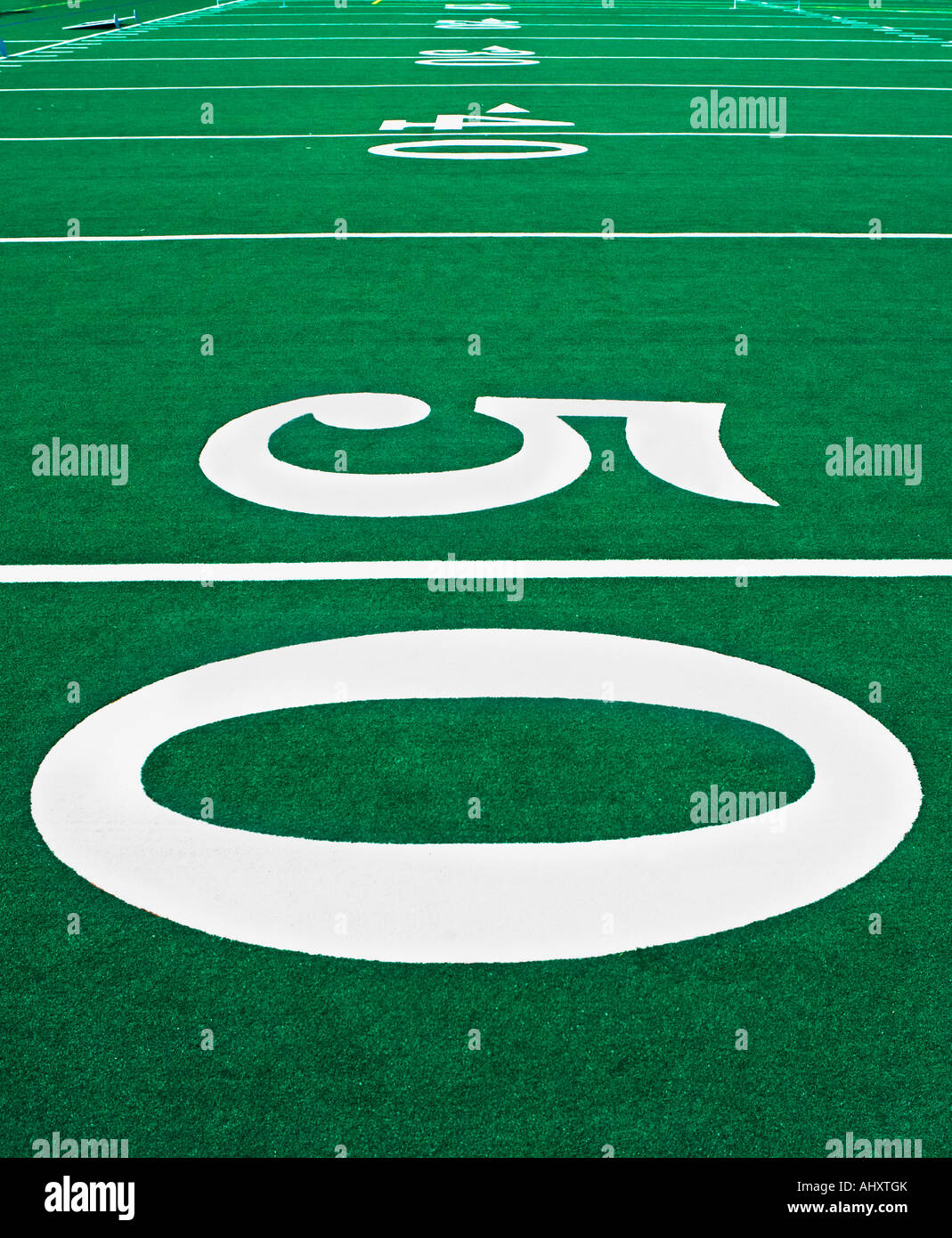 Close up of football field Stock Photo - Alamy