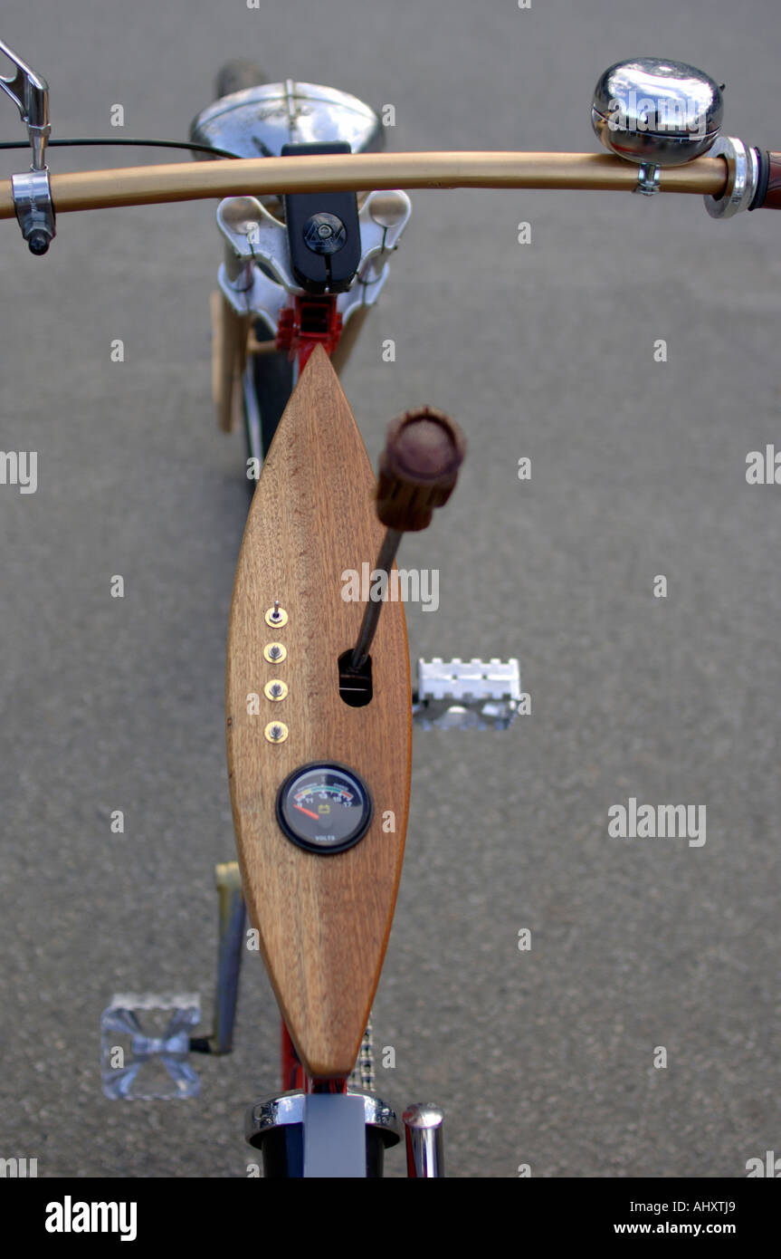 top view of cruiser bike displaying stick shift Stock Photo - Alamy