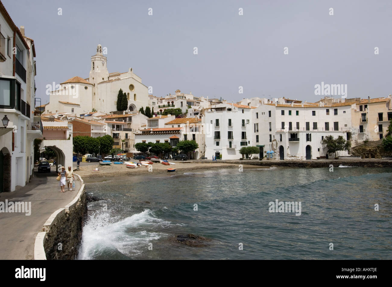 Port Alguer Cadaqués Costa Brava Cataluña Catalunya Spain Stock Photo ...
