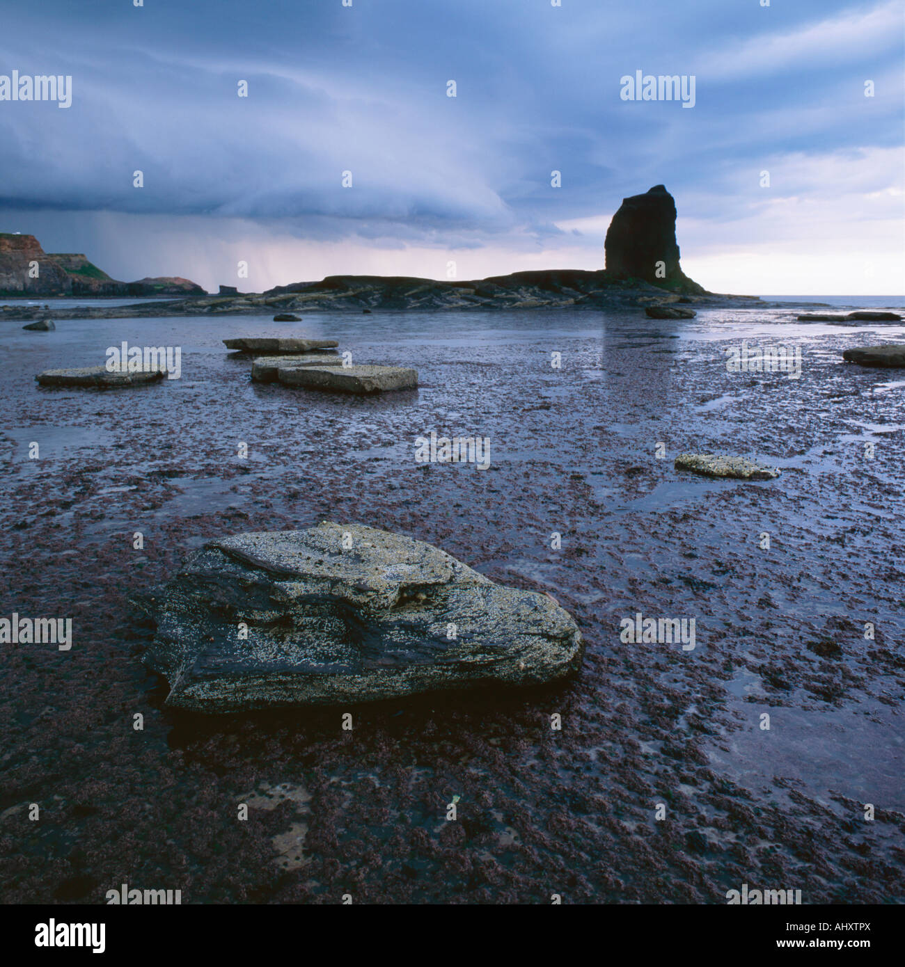 Black Nab and Boulders Stock Photo - Alamy