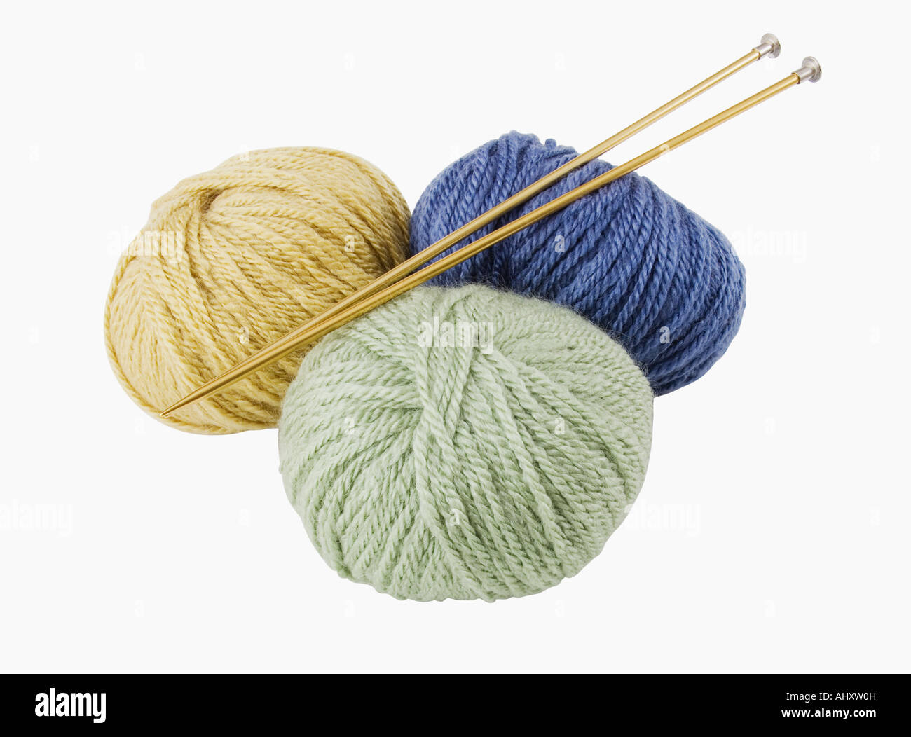 Knitting with four needles Cut Out Stock Images & Pictures - Alamy