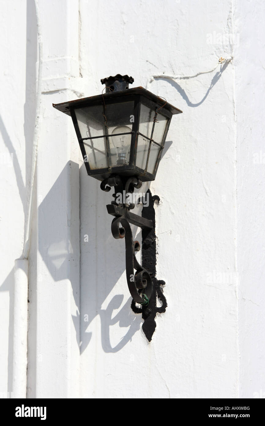 old fashioned outdoor lamp arhitecture detail Stock Photo - Alamy