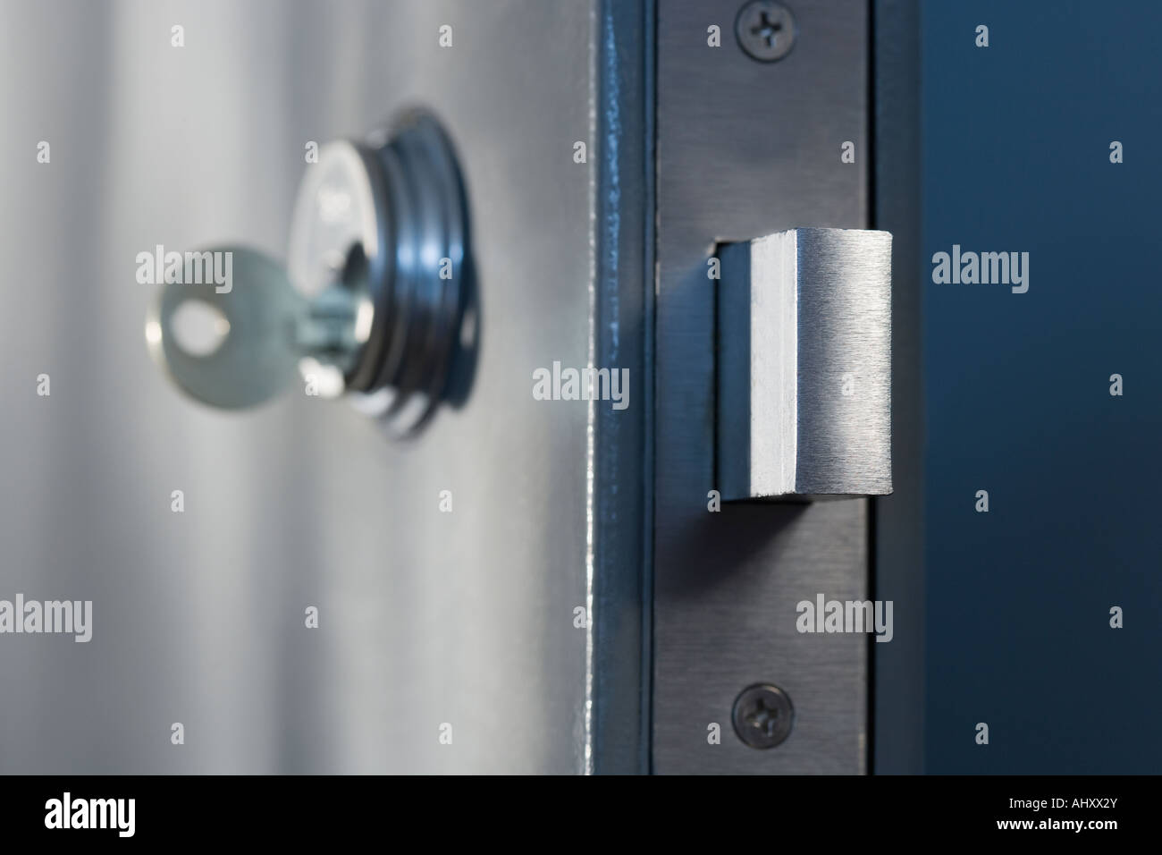 Key in door hi-res stock photography and images - Alamy