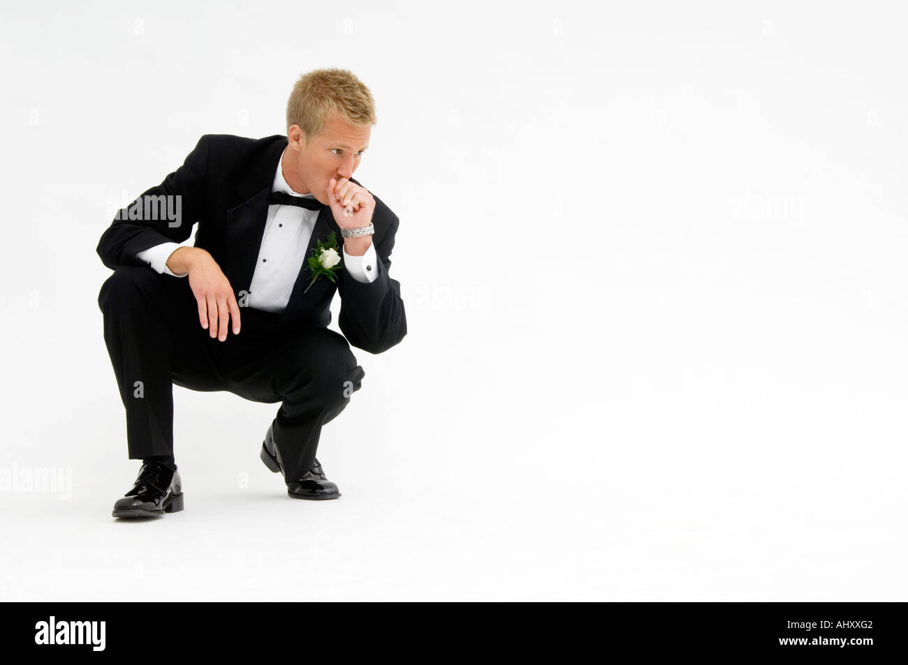 Man rolling dice Stock Photo - Alamy