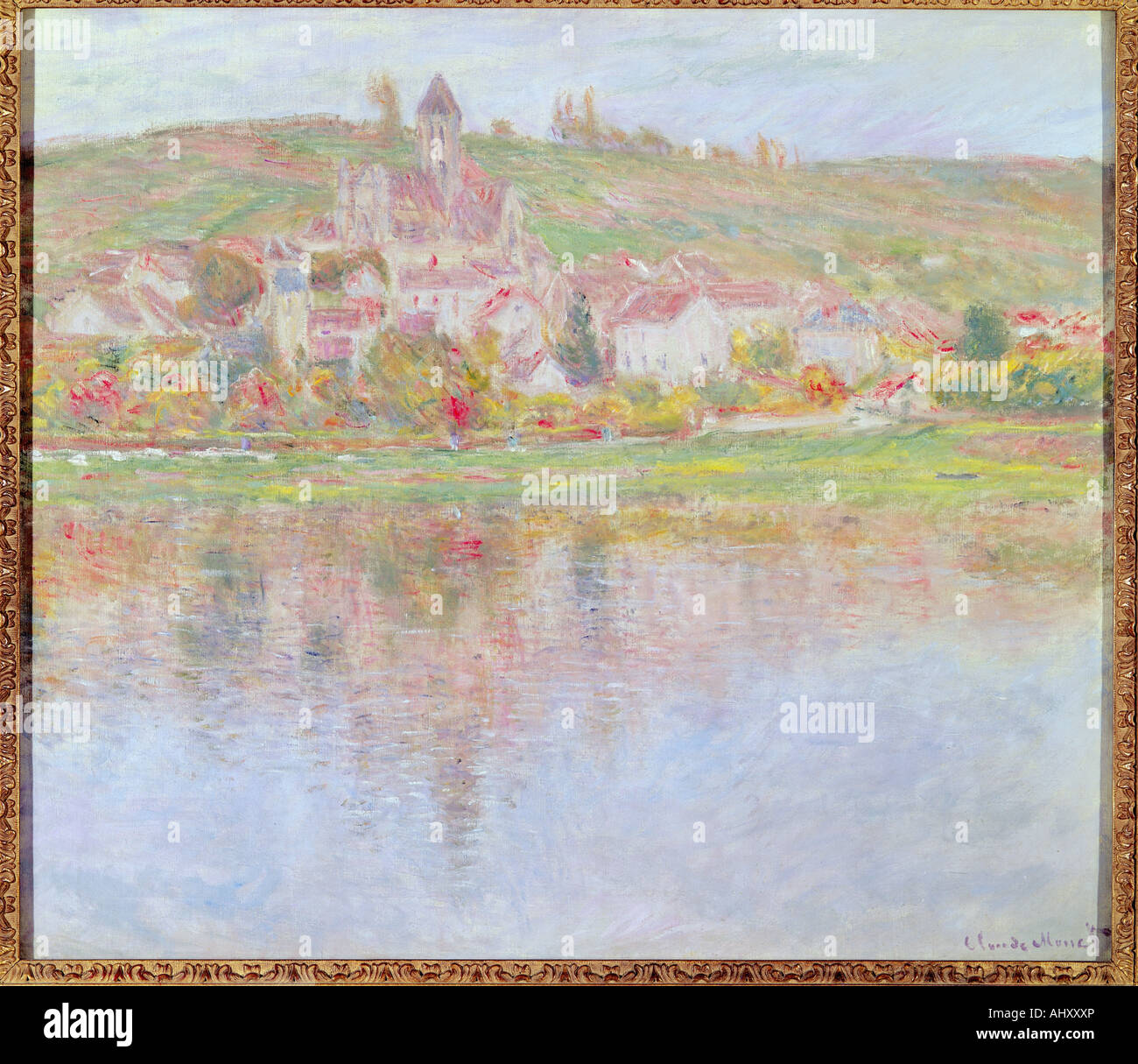 "fine arts, Monet, Claude (1840 - 1926), painting, "Vetheuil", circa ...