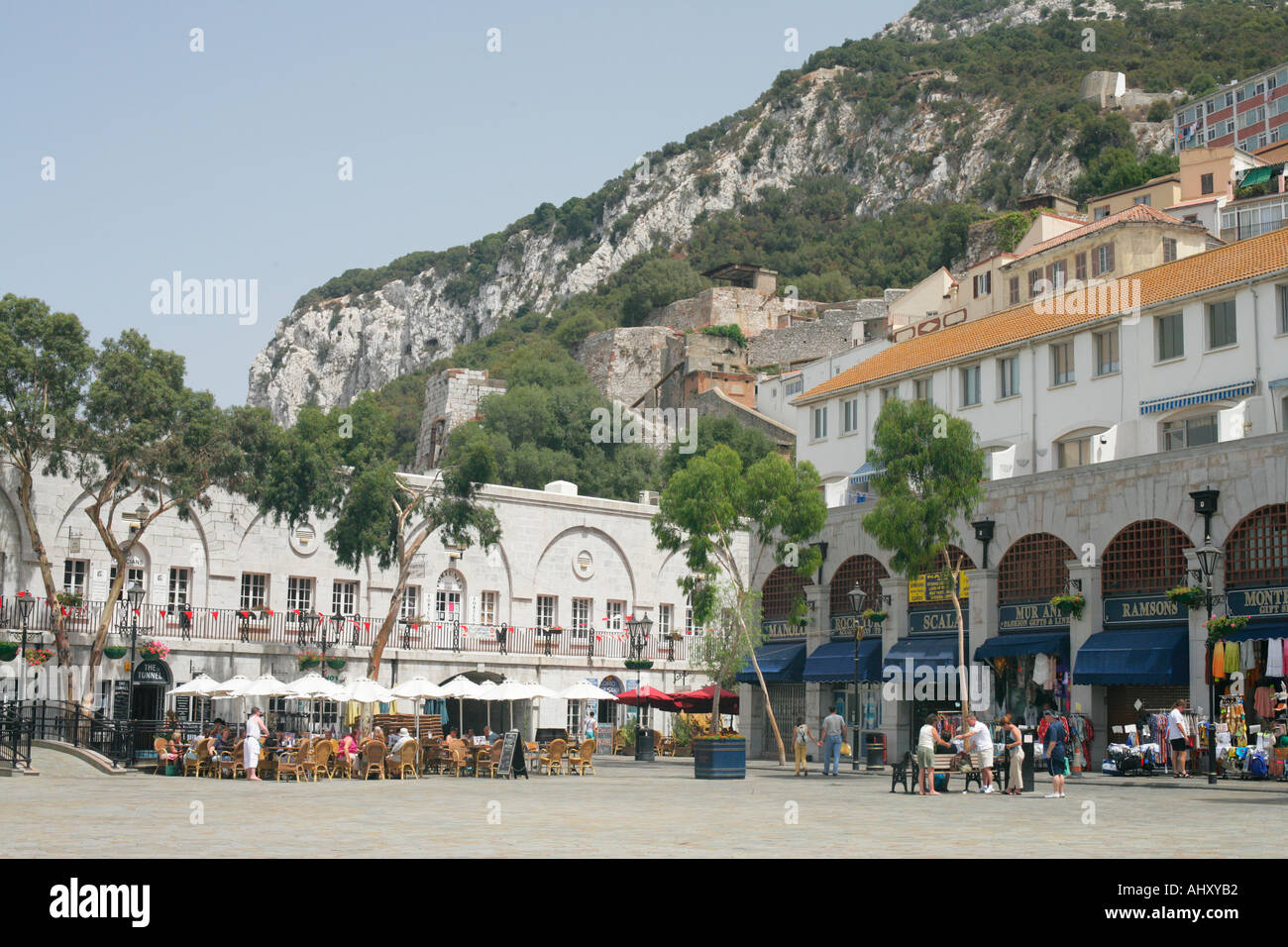 Casemates square Gibraltar Stock Photo - Alamy