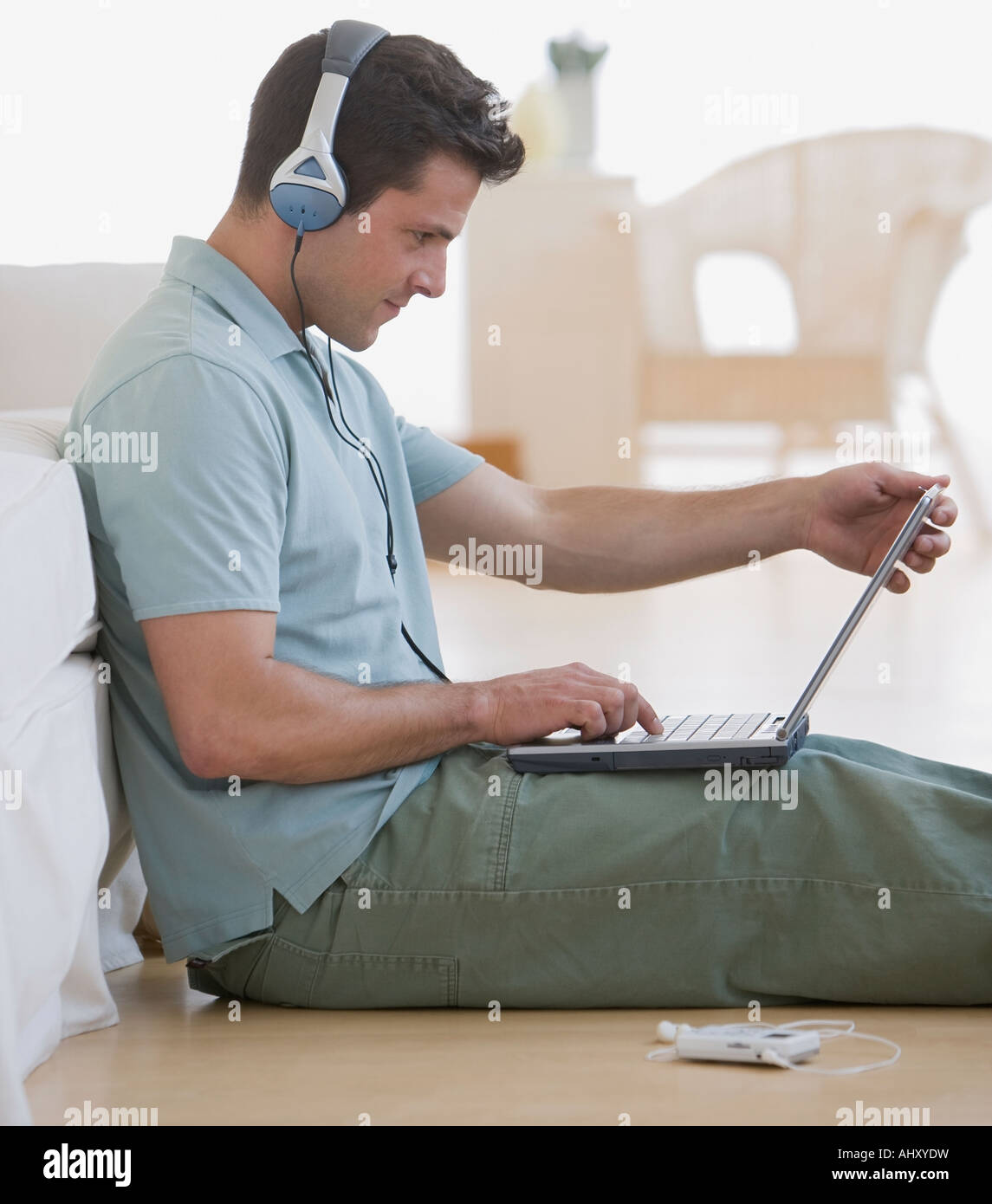 Digital typing man laptop hi-res stock photography and images - Alamy