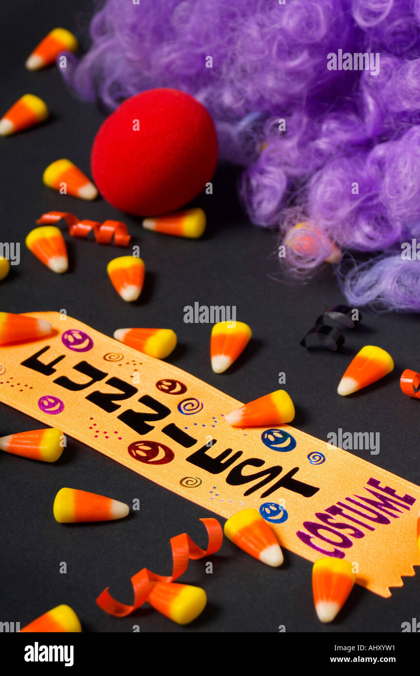 Funniest Halloween costume award Stock Photo - Alamy