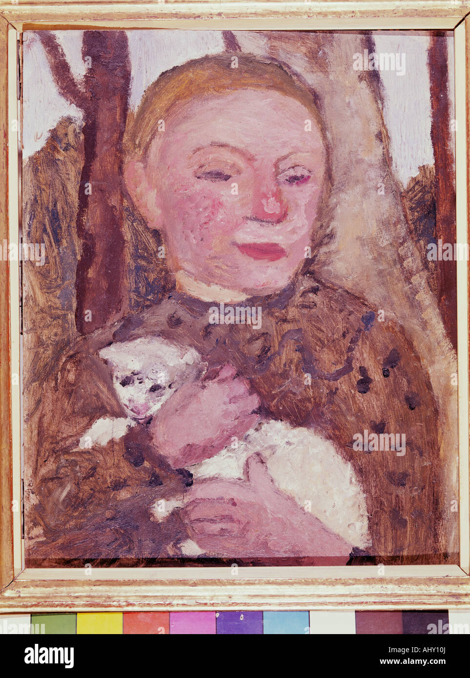 "fine arts, Modersohn-Becker, Paula (1876 - 1907), painting, "Mädchen ...