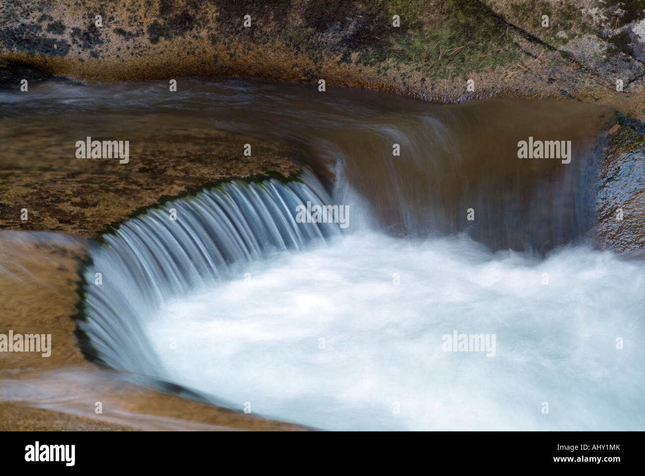 Ammonoosuc River near the Upper Falls during the autumn months in the ...