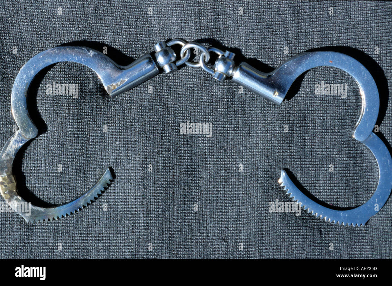 Open metal handcuffs used in Tibetan prisons by Chinese authority in ...