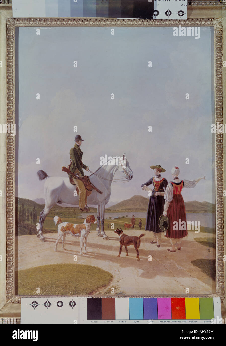 "fine arts, Kobell, Wilhelm von, (1766 - 1855), painting, "Reiter am ...