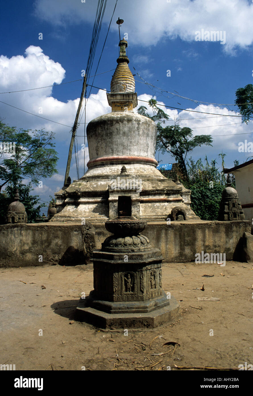 Stupa in Chobhar village near Kathmandu Nepal Stock Photo - Alamy