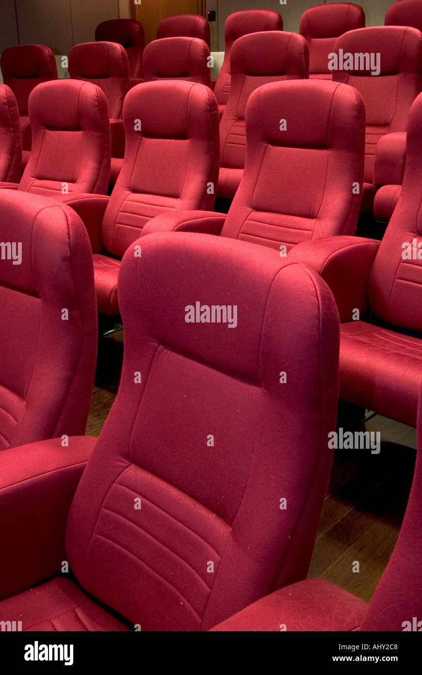 Red cinema seats Stock Photo - Alamy