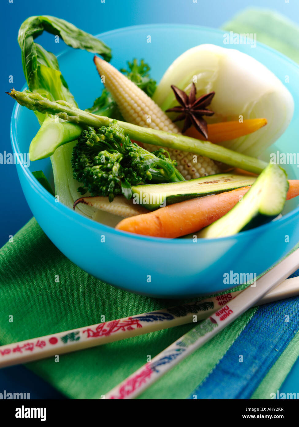 Individual portion chinese braised vegetables hi-res stock photography ...