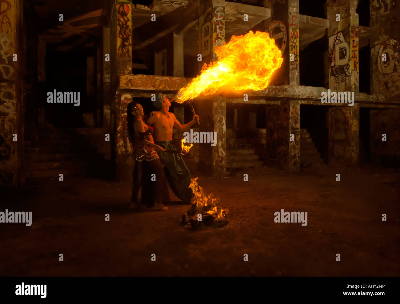 fire in a factory Stock Photo - Alamy