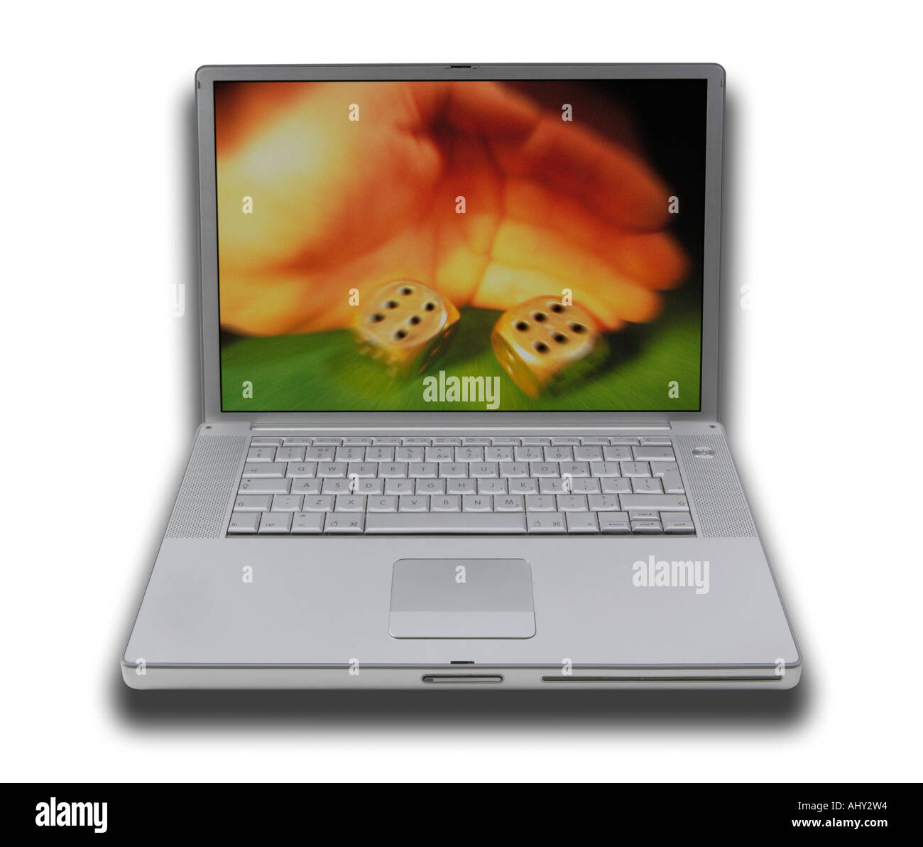 LAP TOP NOTE BOOK PERSONAL COMPUTER WITH SCREEN DISPLAYING PICTURE OF ...