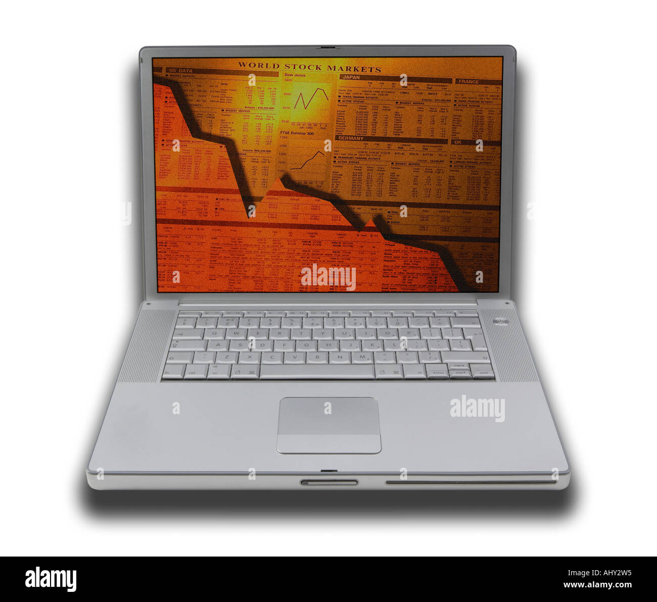 LAP TOP NOTE BOOK PERSONAL COMPUTER WITH SCREEN DISPLAYING PICTURE OF ...