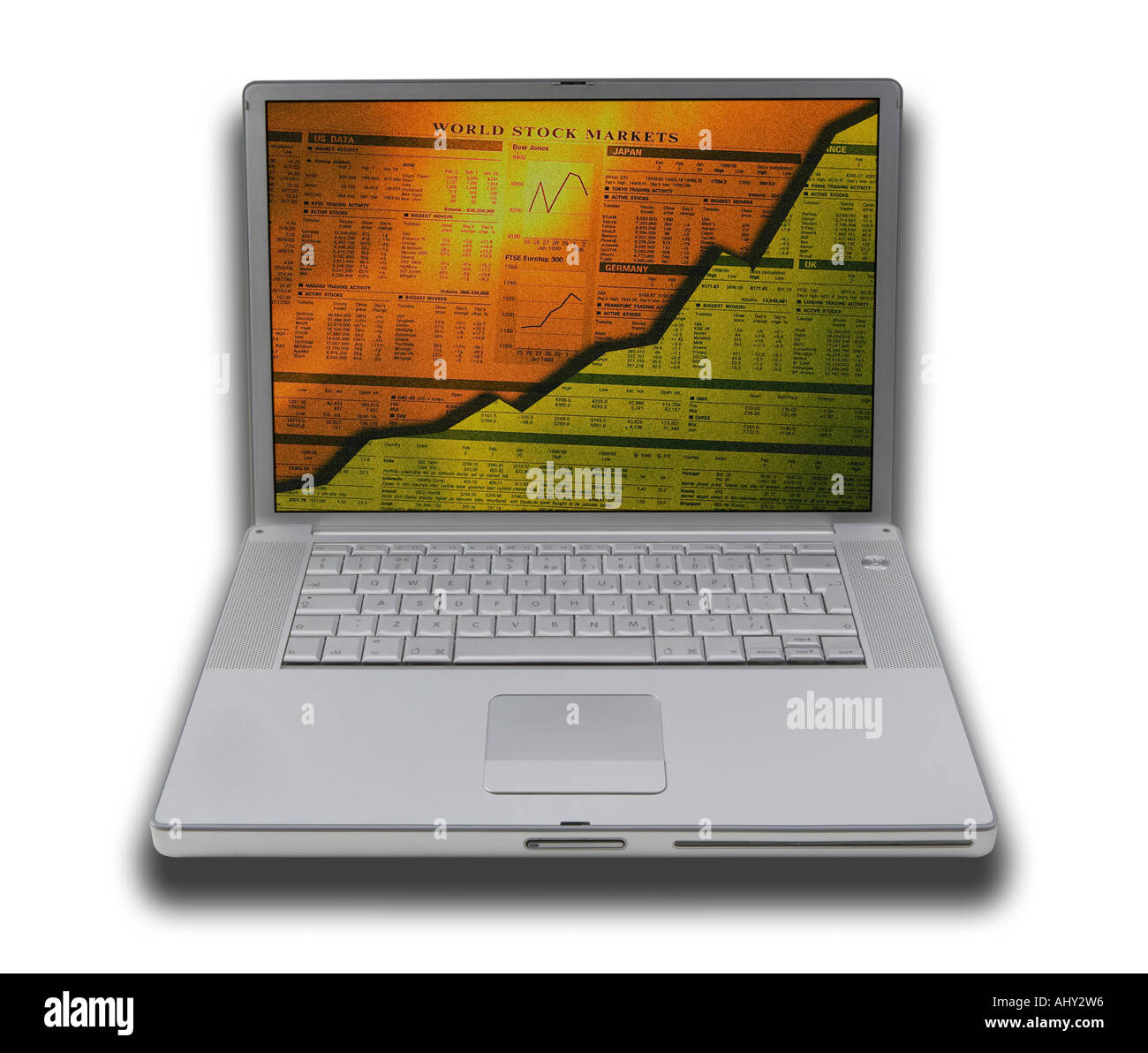 LAP TOP NOTE BOOK PERSONAL COMPUTER WITH SCREEN DISPLAYING PICTURE OF ...